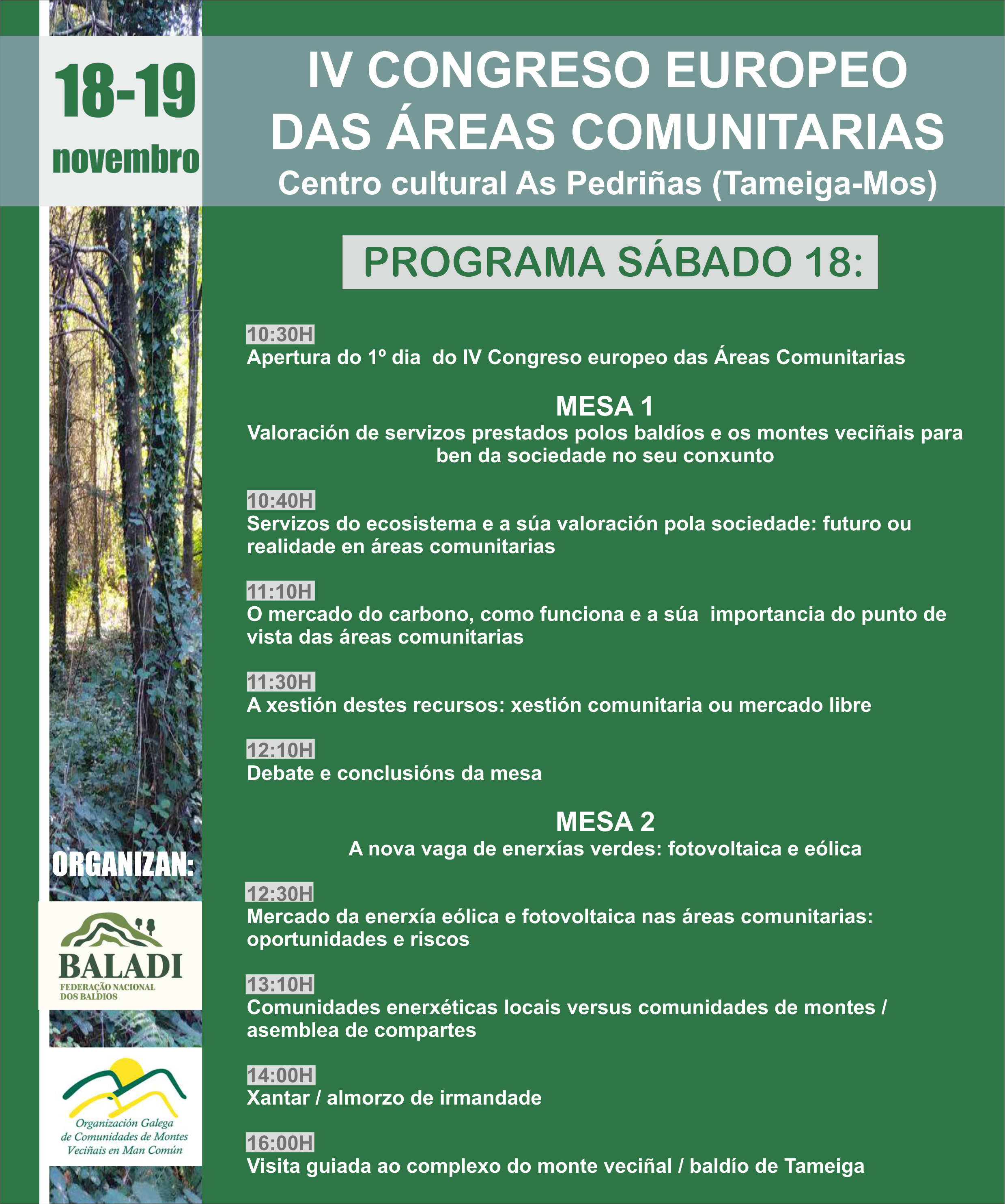 IV Congreso europeo das Áreas Comunitarias – orgaccmm